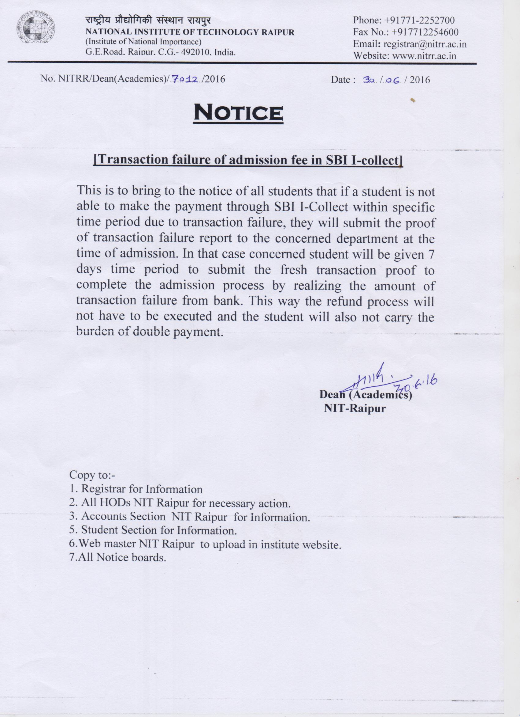 National Institute of Technology Raipur